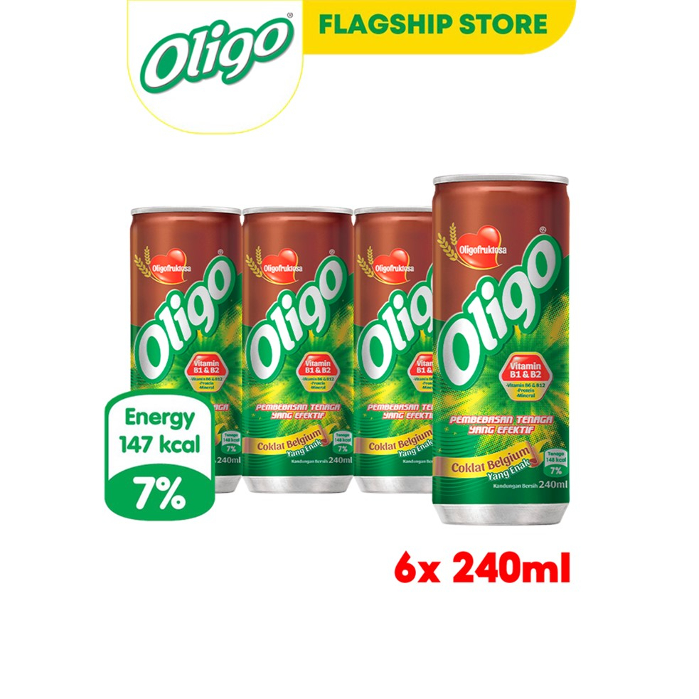 RTD- Oligo Choco Malt (Protein + Energy) 240ML (6 cans) | Shopee Malaysia