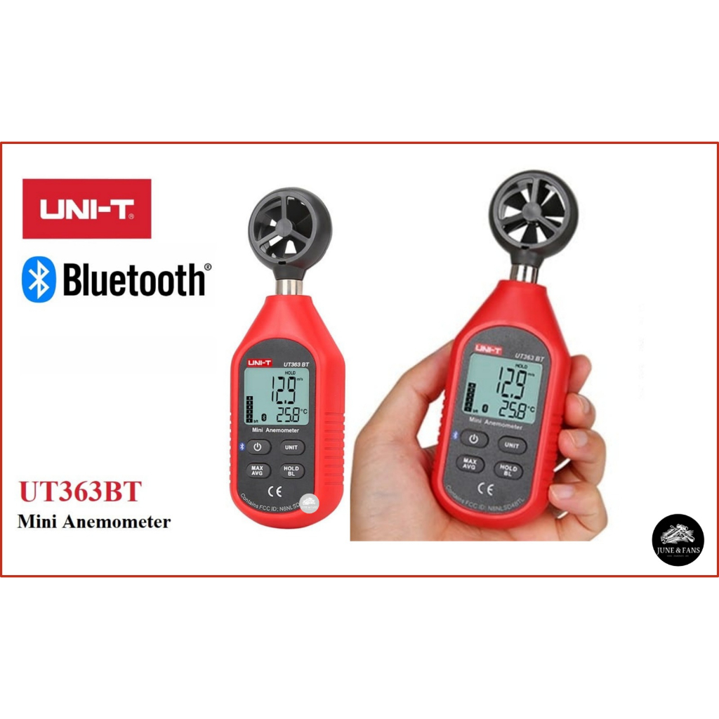 UNI-T UT333 UT353 UT363 UT383 Digital Humidity Meter Mini Anemometer ...