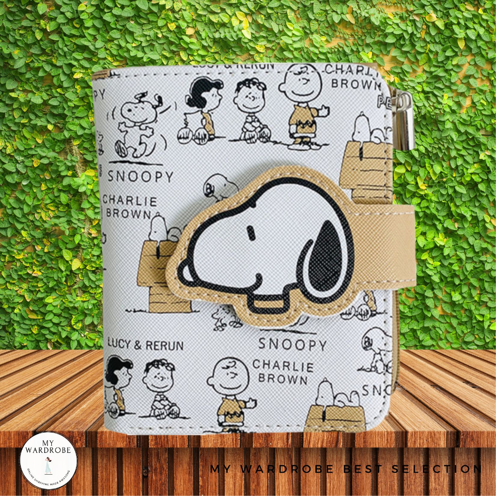 Snoopy Series Purse Unisex PU Leather | Dompet Unisex/ Kulit PU Series ...