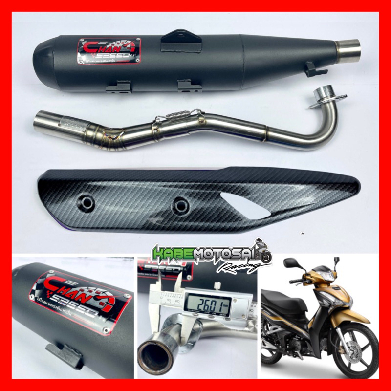 🏁 EKZOS RACING HONDA WAVE 125i LED (2018-2022) 26MM 🏁 THAILAND STYLE ...