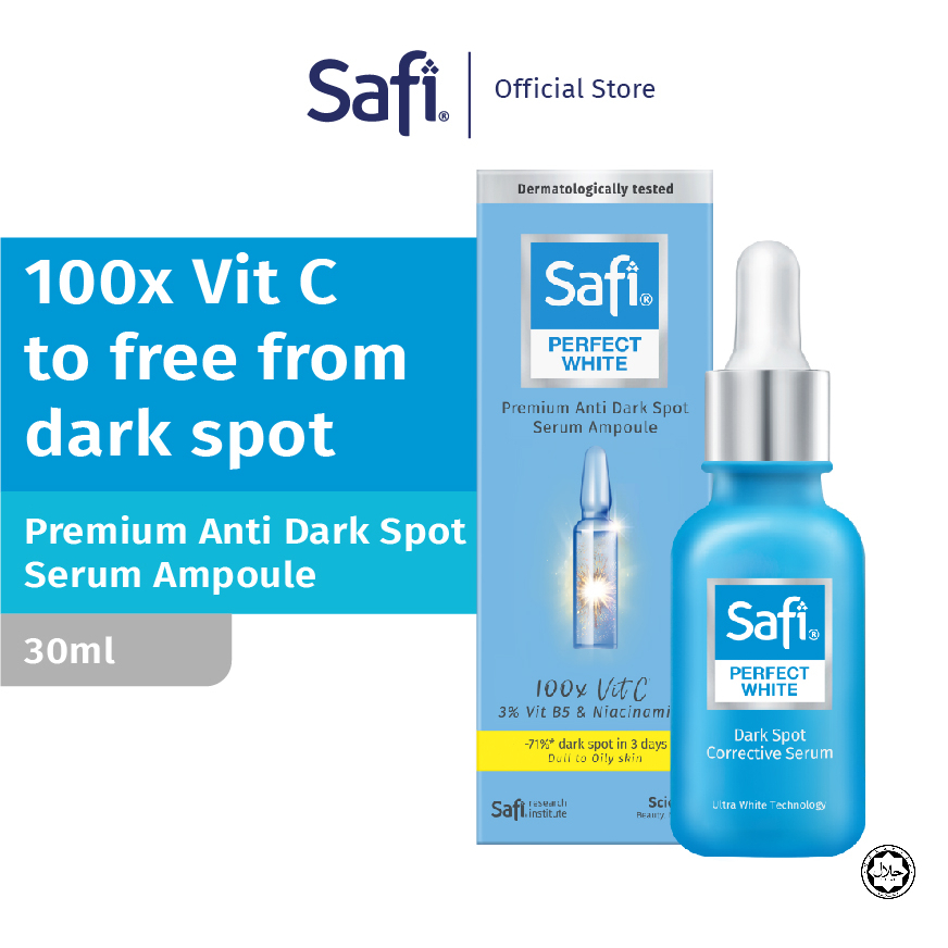 SAFI Perfect White Premium Anti Dark Spot Serum Ampoule [Halal Beauty ...