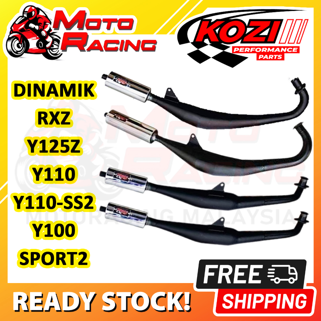 DINAMIK RXZ Y125Z 125ZR Y100 SPORT Y110 SS2 TS RACING EXHAUST PIPE EKZOS CHAMBER CUTTING ...