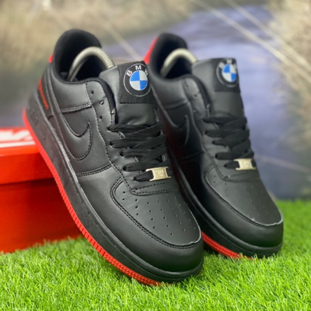 SAIZ 41 ~ 45 Nike Air Force One X BMW Motorsports Black Red Men ...