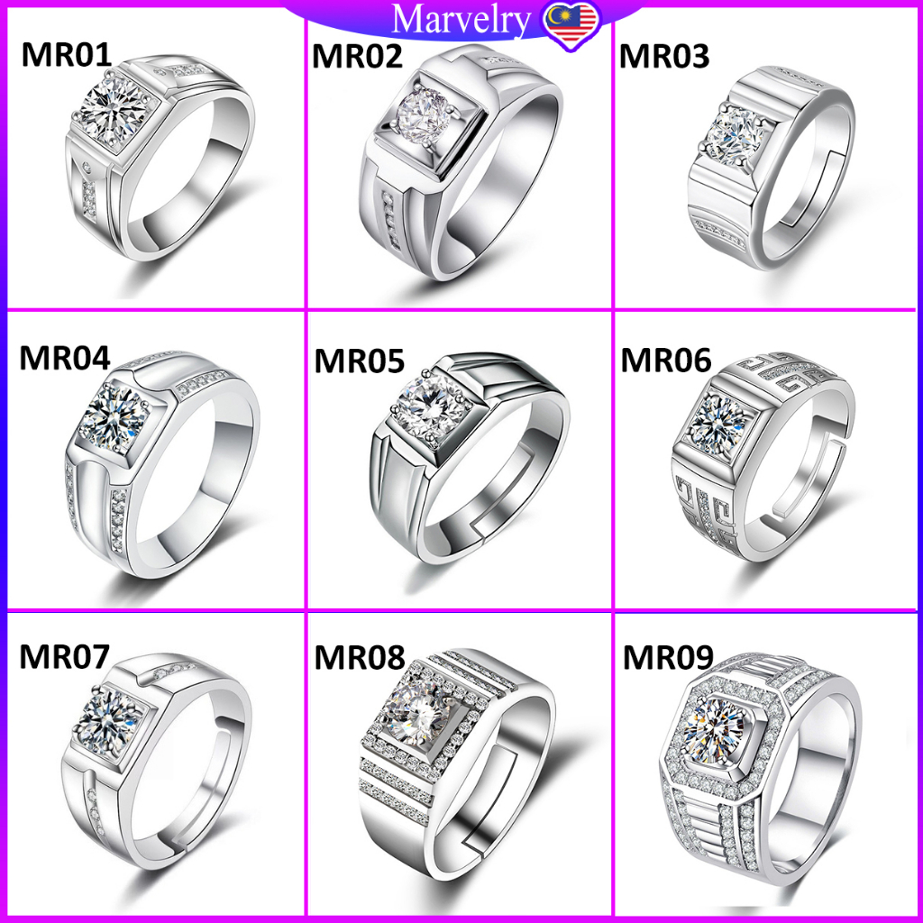 【Ready Stock KL PROMOSI】S925 Silver Man Men Laki Lelaki Premium Luxury ...