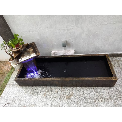 S60 Yellow 6x2 Feng Shui Water Pond Fountain Kolam Air Sandstone Garden ...