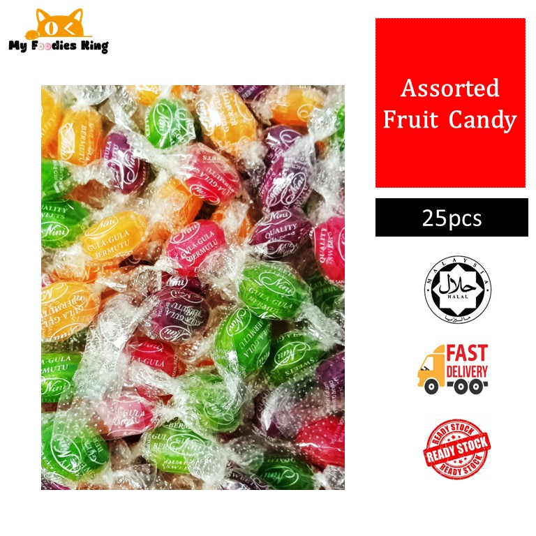 Gula gula Torrone candy 25pcs Milkiss milk Rico homark Fruits Barley ...