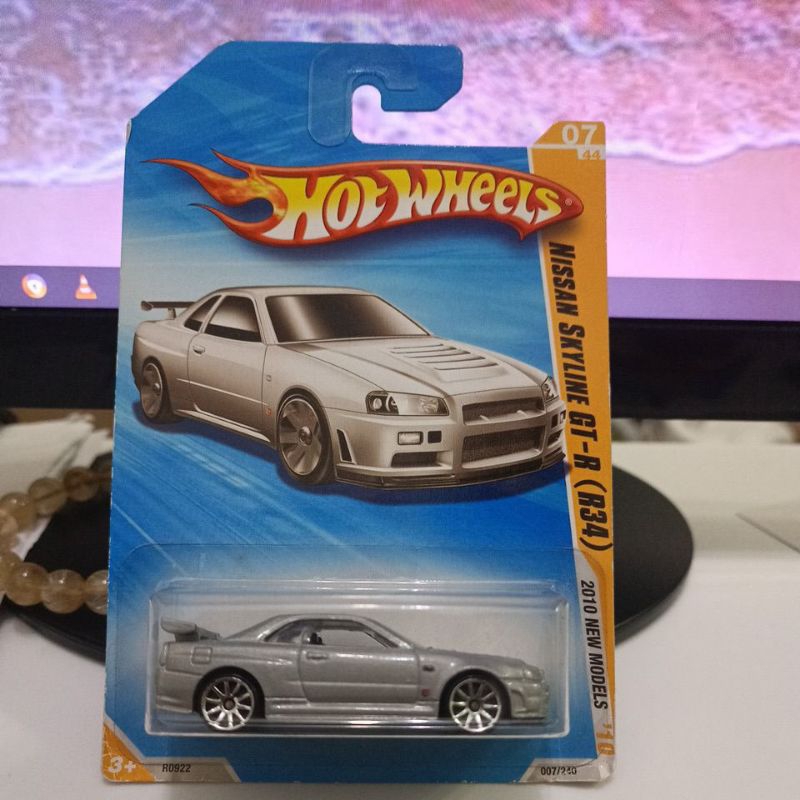 Hotwheels First Edition Nissan Skyline GT-R R34 (Silver) | Shopee Malaysia