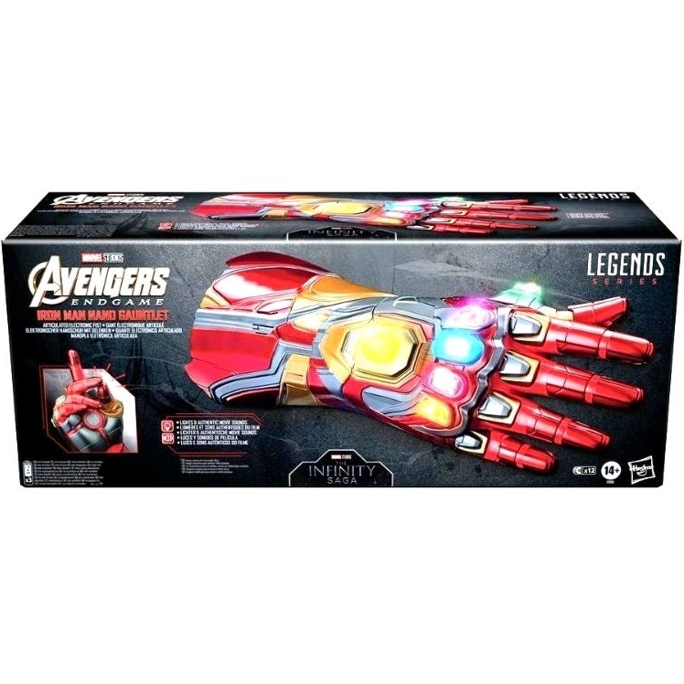 Marvel Legends Iron Man Thanos Nano Power Gauntlet Avengers Endgame ...