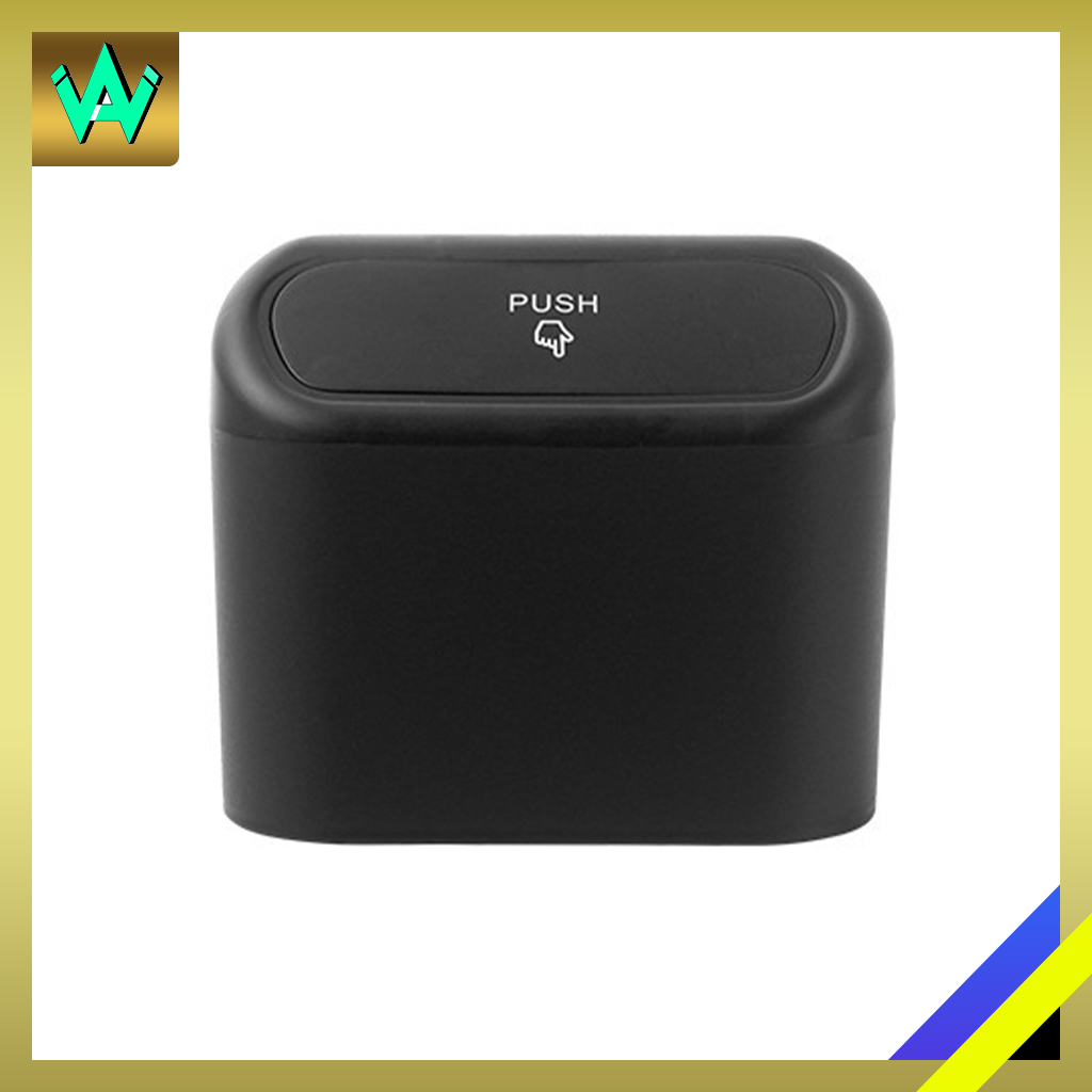 Car Dustbin Box Trash Bin Rubbish Box Mini Hanging Back Seat Waterproof ...