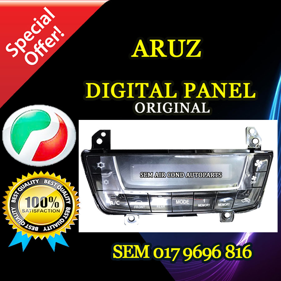 PERODUA ARUZ ORIGINAL DIGITAL PANEL SET (CAR AIRCOND SYSTEM) (BUTTON ...