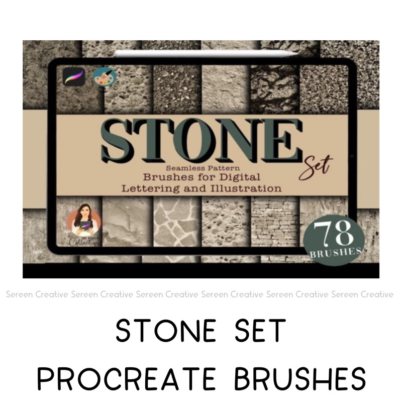 P326 Stone for Procreate (Rock, concrete or marble effect to your ...