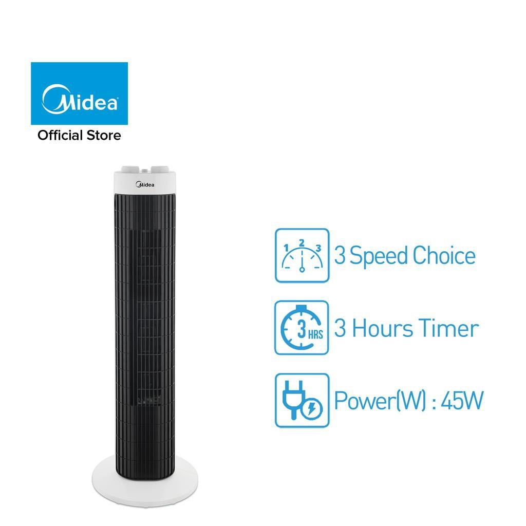 Midea Tower Fan Kipas Angin MTF101K MTF-101K / MFT-101K | Shopee Malaysia