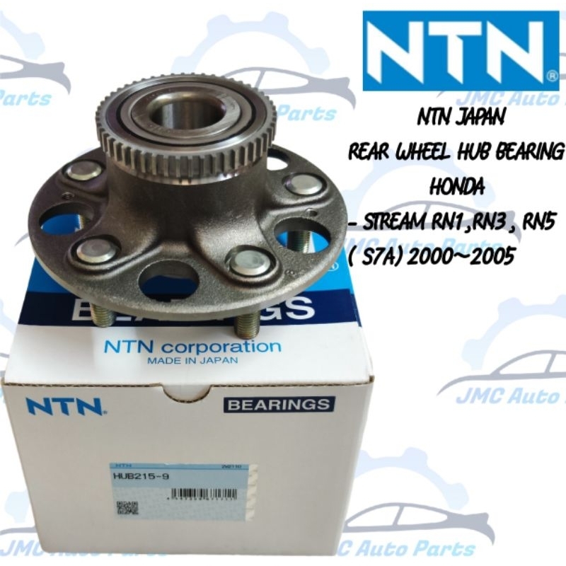 HONDA STREAM RN1 RN3 RN5 S7A 2000~2005 ( HUB215-9 ) REAR WHEEL HUB BEARING NTN JAPAN 42200-S87 ...
