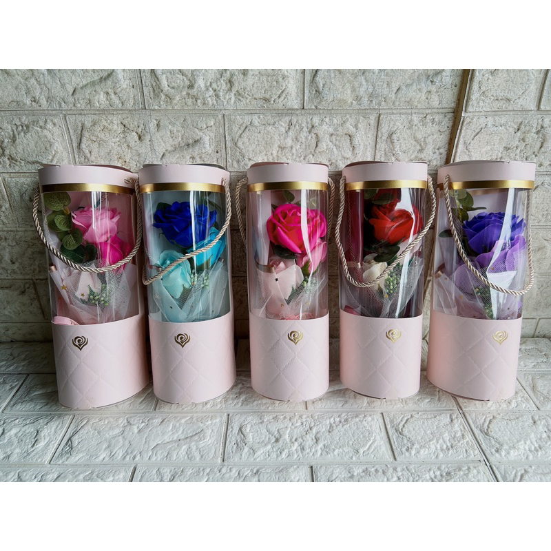 Hadiah Hari Guru/Bouquet Flower/ Soap FLOWER ROSE + BOX | Shopee Malaysia