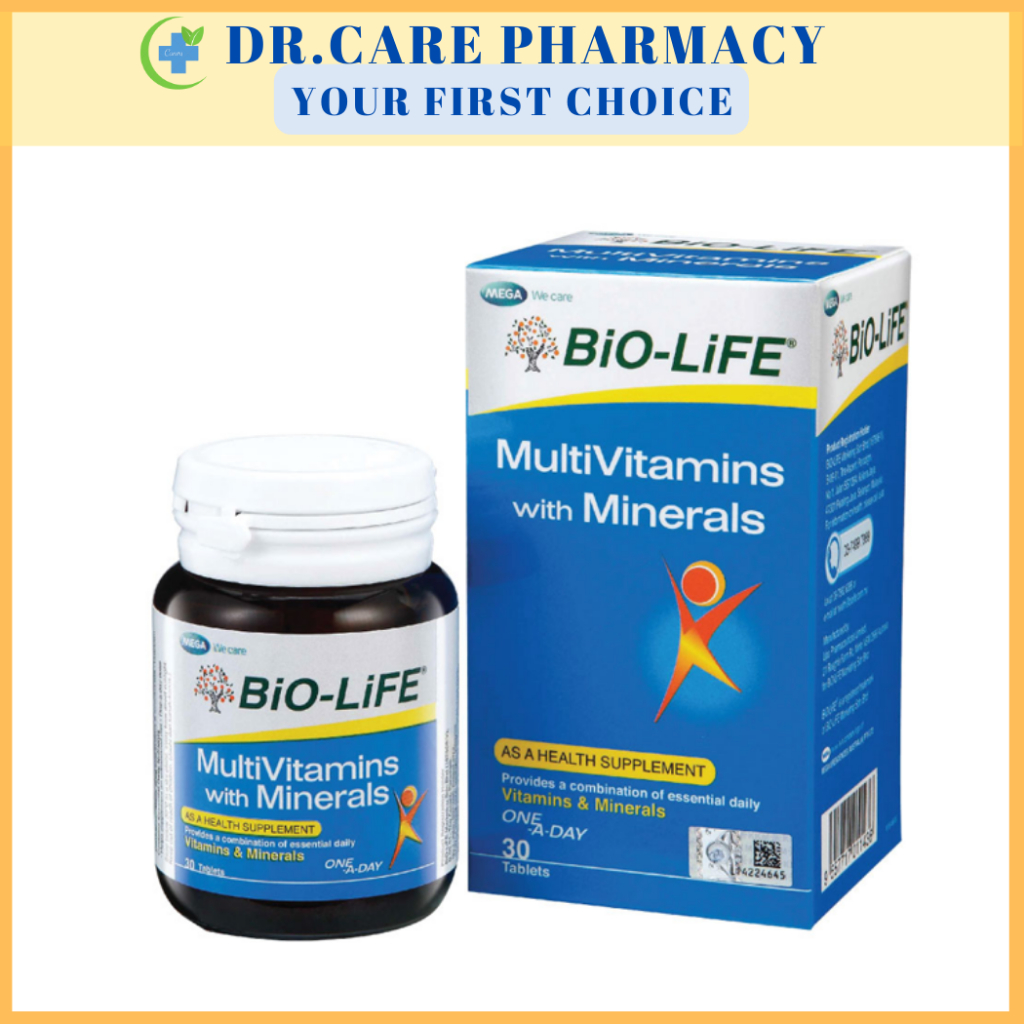 BiO-LiFE Multivitamins with Minerals 30's | Shopee Malaysia