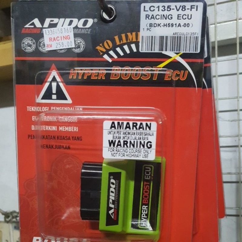ECU APIDO RACING LC135 V8 Y15 Y16 RS150 SRL115 DREAM110 FUTURE125 ...