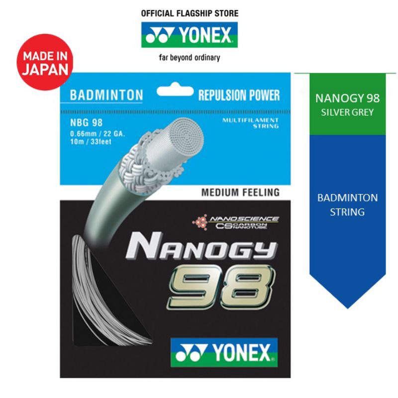 [ORIGINAL]YONEX BADMINTON STRING NANOGY 98 | Shopee Malaysia