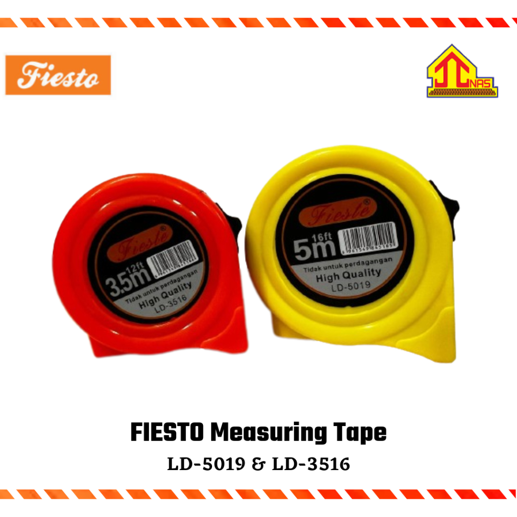 (HIGH QUALITY) FIESTO Measuring Tape Pita Pengukur Tali Tape Pita Ukur ...