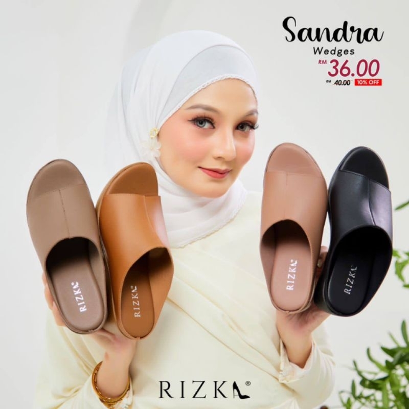 RIZKA Sandra Wedges (READY STOK) | Shopee Malaysia
