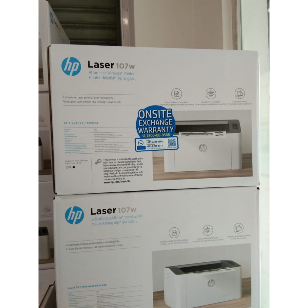 HP LASERJET 107W PRINTER (MONO / WIRELESS) | Shopee Malaysia
