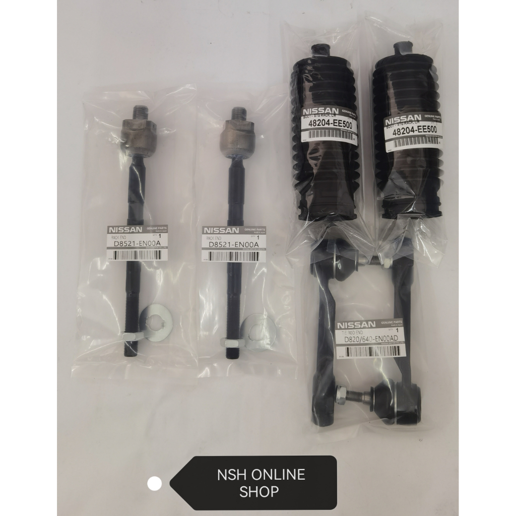 Tie Rod End+Rack End+Steering Boot Cover (Nissan Oem) for Nissan Serena C25 C26 2010-2018 Year ...