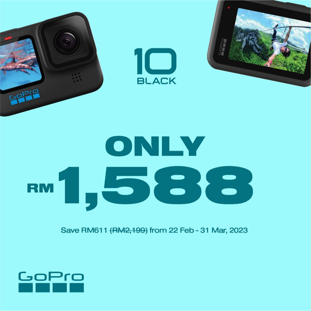 Gopro Hero 10 Black ( Promotion ) | Shopee Malaysia