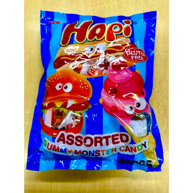HAPI BURGER / ASSORTED SOFT GUMMY MONSTER CANDY 40PCS (400G) | Shopee ...