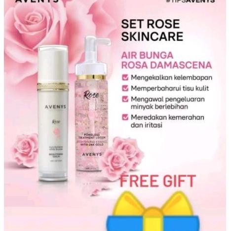 SET ROSE SKINCARE by AVENYS 💯 %ORIGINAL HQ 🔥 | Shopee Malaysia