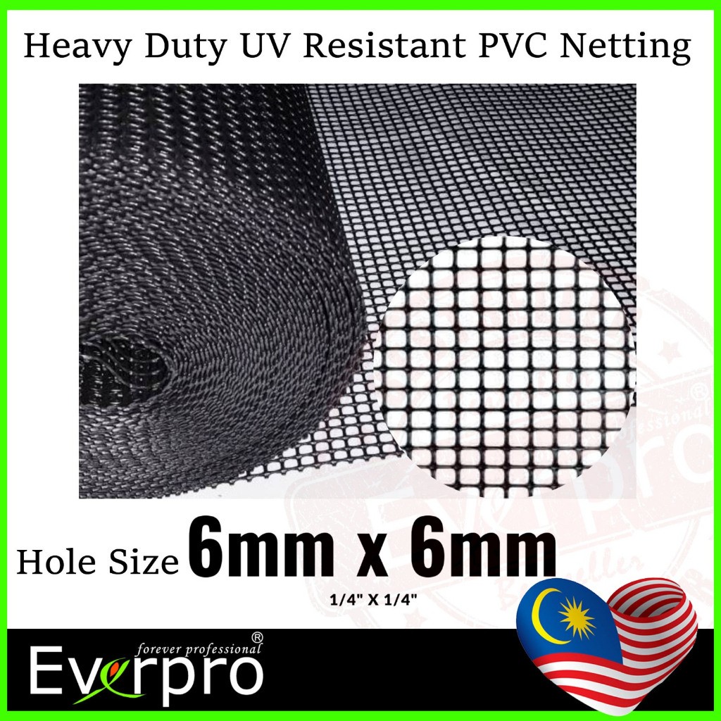 Heavy Duty UV Resistant PVC Garden Square Net 1 Meter X 1 Meter ...