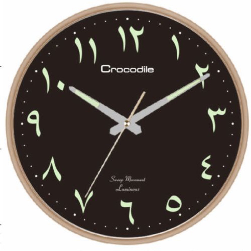 CROCODILE WALL CLOCK CW555BKST | Shopee Malaysia