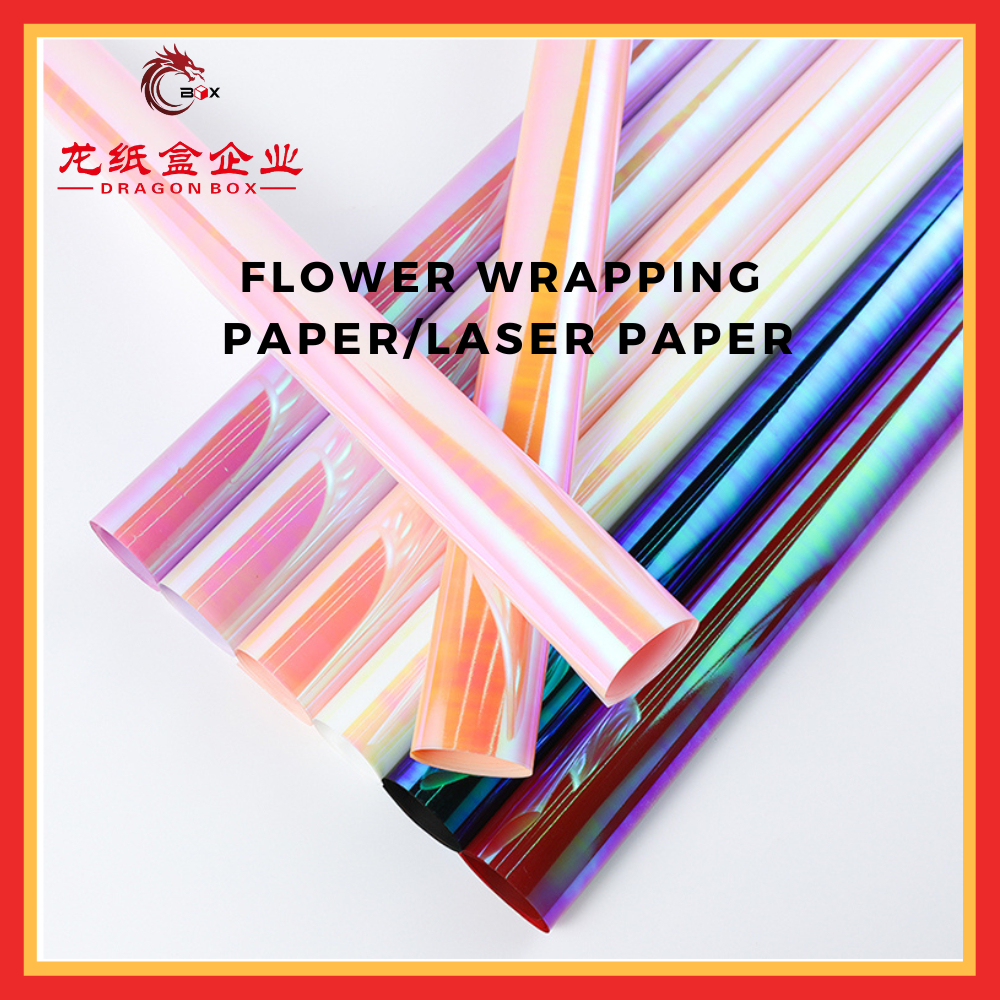 READY STOCK 20PCS 1 pkt /Two color Phantom film flower packaging color ...