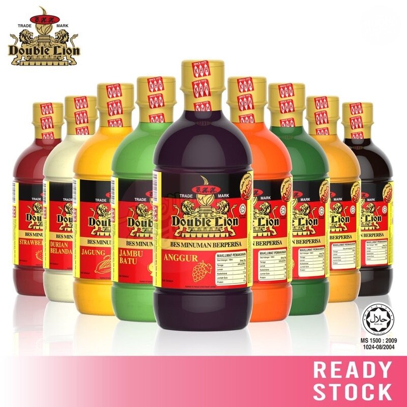 (Clearance Stock Promo) Double Lion Bes Minuman Berperisa Keladi 495ML ...