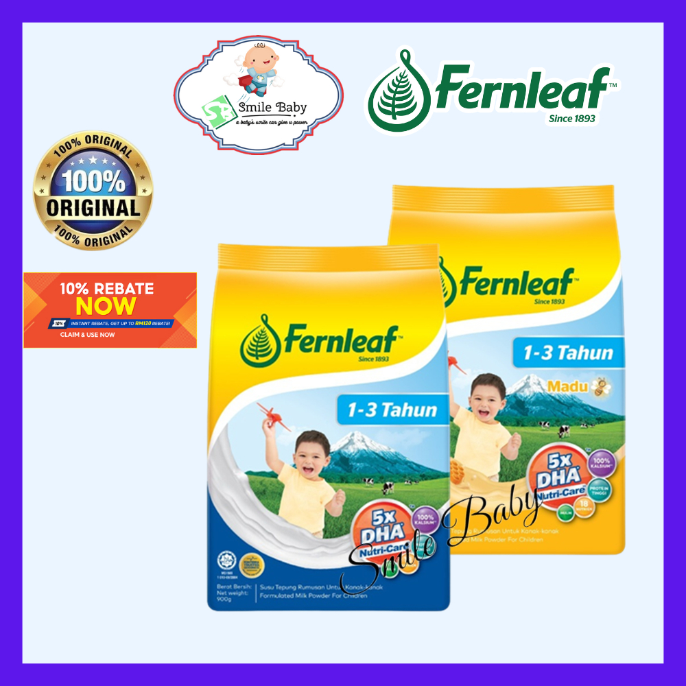 Fernleaf 1-3 Year Old (Plain/Honey) 1-3 Tahun (Asli/Madu) 900G | Shopee ...