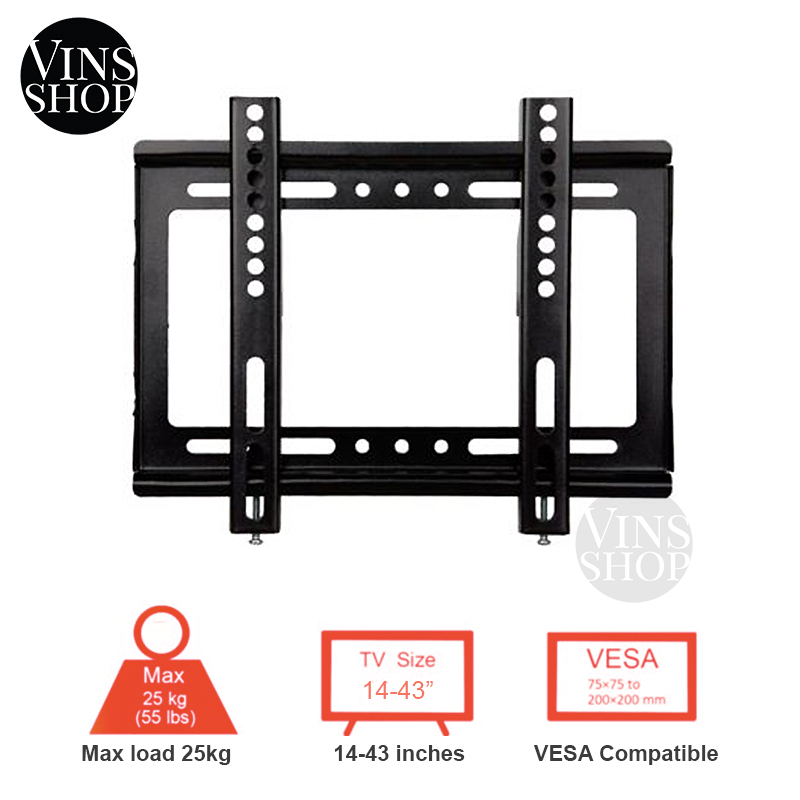 VINS Universal TV Bracket Television Wall Mount Panel Flat Hanger 14 to ...