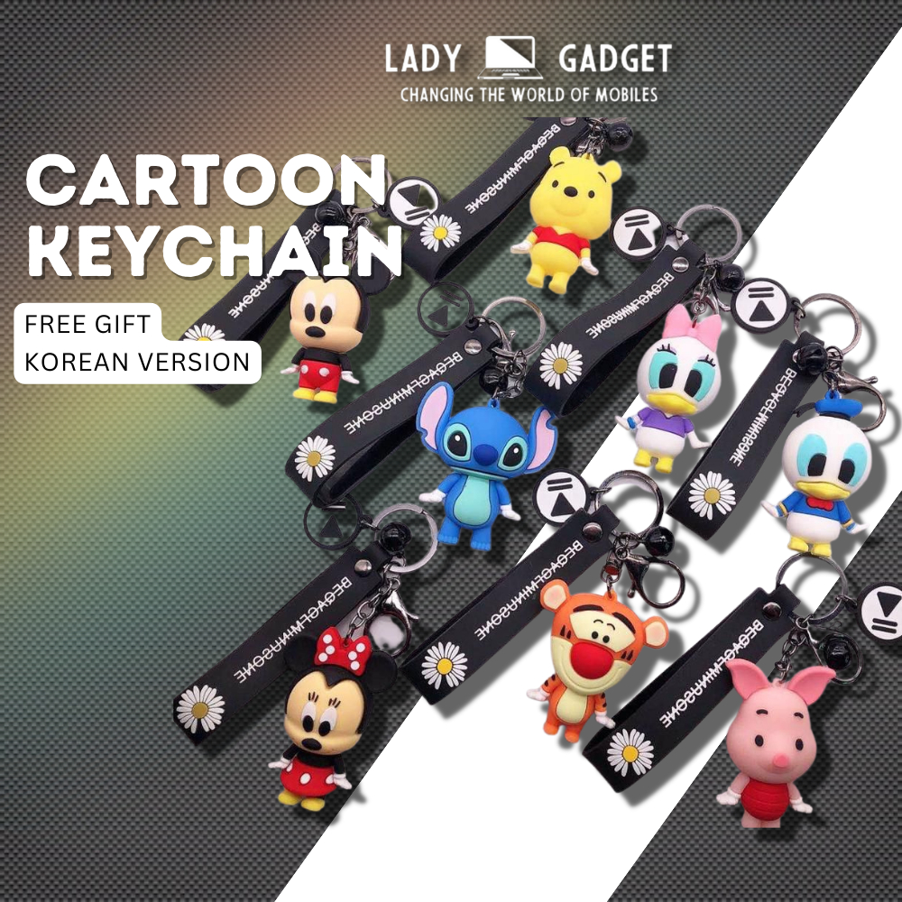 Cute Keychain Key Ring Cartoon Keychain Key fob Portable Party Key ...