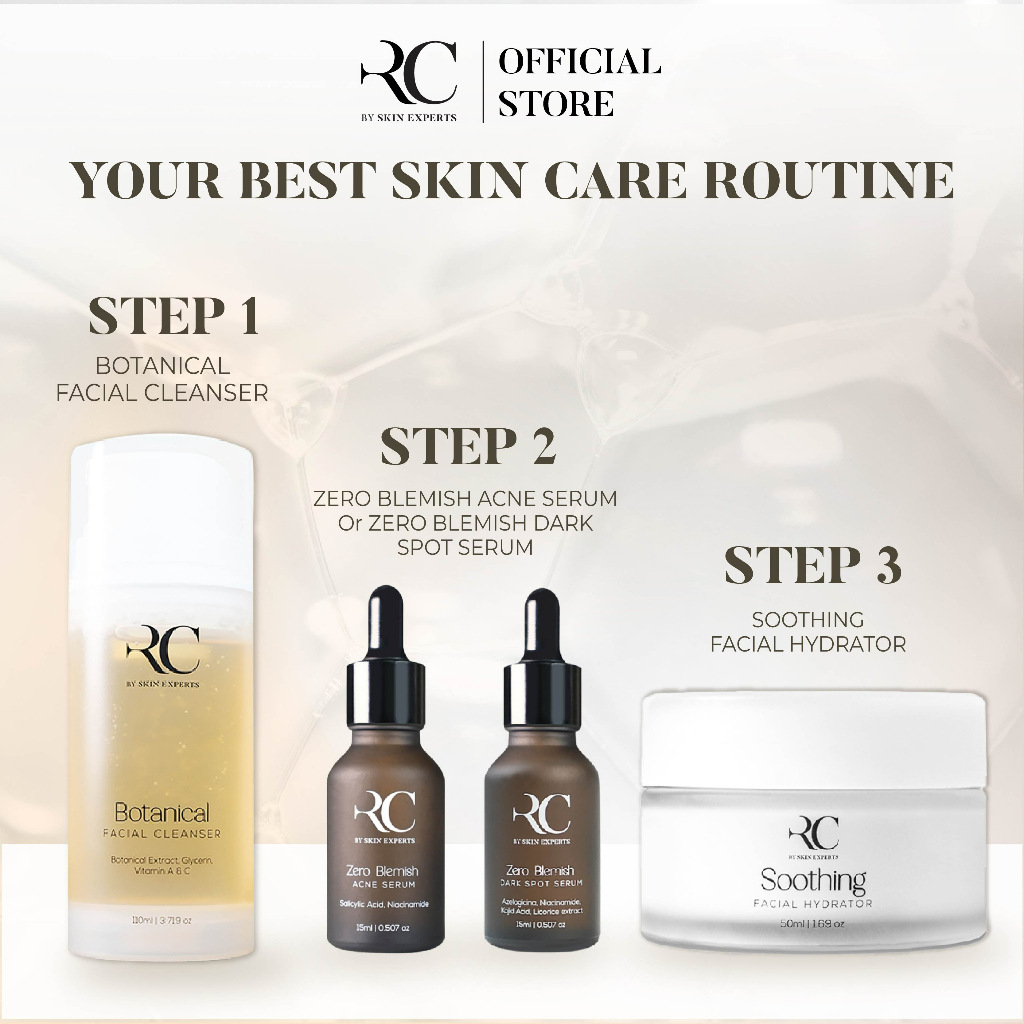 RC SKIN COMBO PACKAGES Skincare Set Facial Set Penjagaan Muka Produk ...