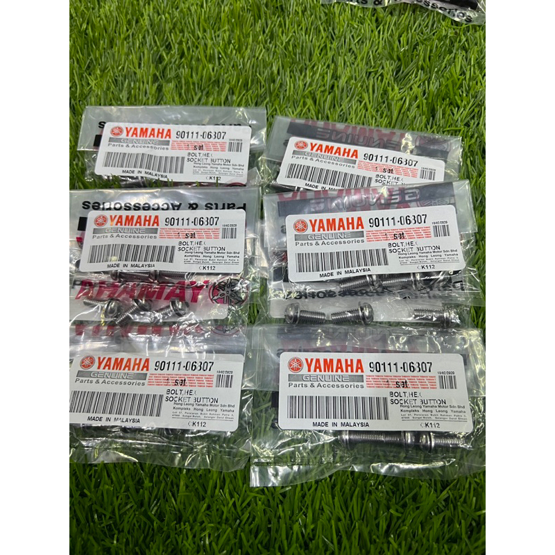 MUFFLER END CAP BOLT SET Y15 LC135 NEW Y16 NVX155 SCREW EXHAUST PIPE ...