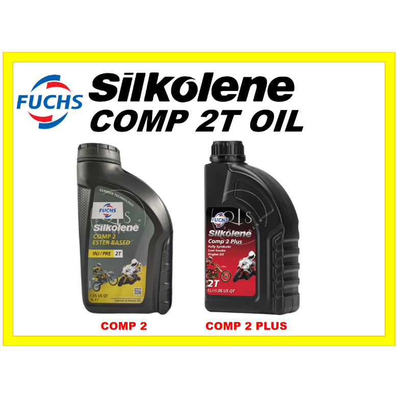FUCHS SILKOLENE COMP 2 INJECTOR COMP 2 PLUS (1 LITRE) / MOTORCYCLE ...