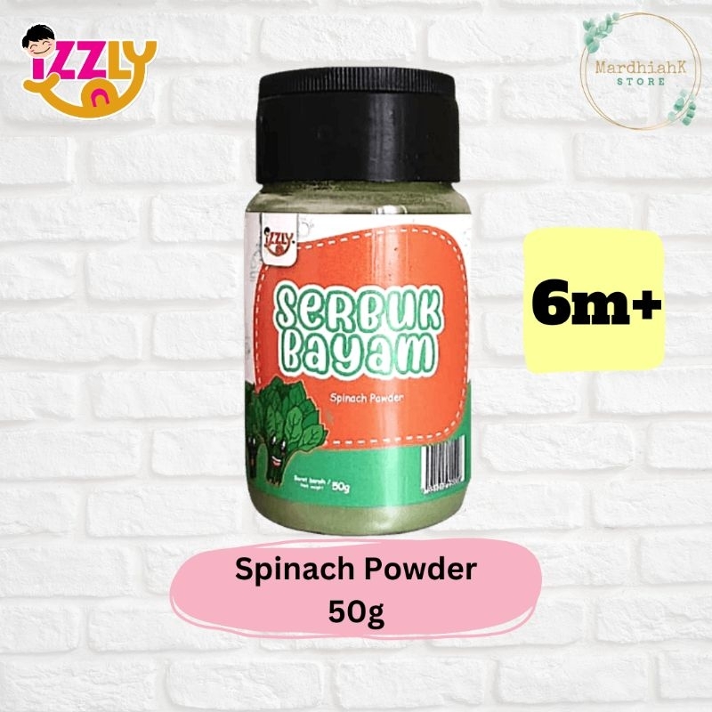 Izzly Serbuk Bayam Spinach Powder 6 Month Baby Food | Shopee Malaysia