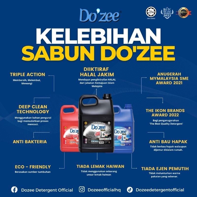 SABUN DO'ZEE (10KG) | Shopee Malaysia