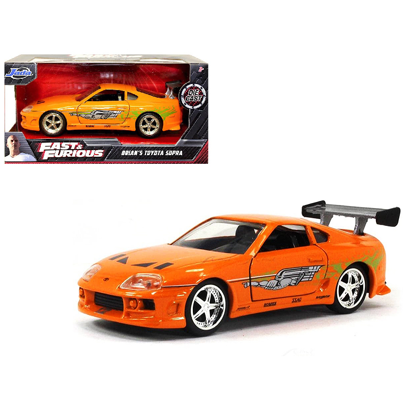 Brian's Toyota Supra orange 1:32 - Fast and furious | Shopee Malaysia