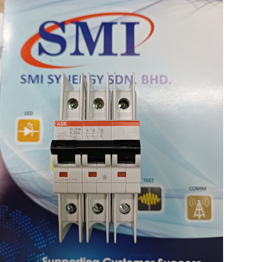 ABB SU203M-K25 Miniature Circuit Breaker - 3P - K - 25 A | Shopee Malaysia