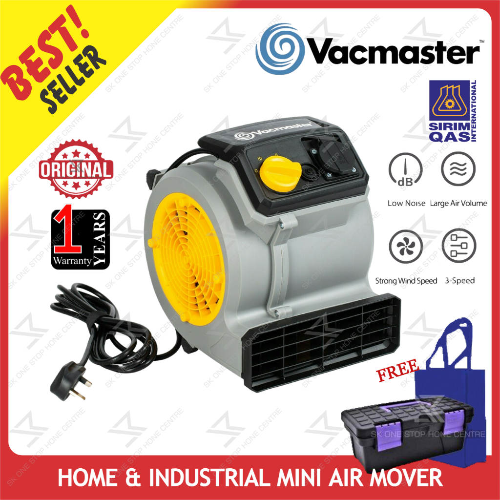 VACMASTER AM1202 Commercial Floor Blower 124W Air Mover Mini Blower ...