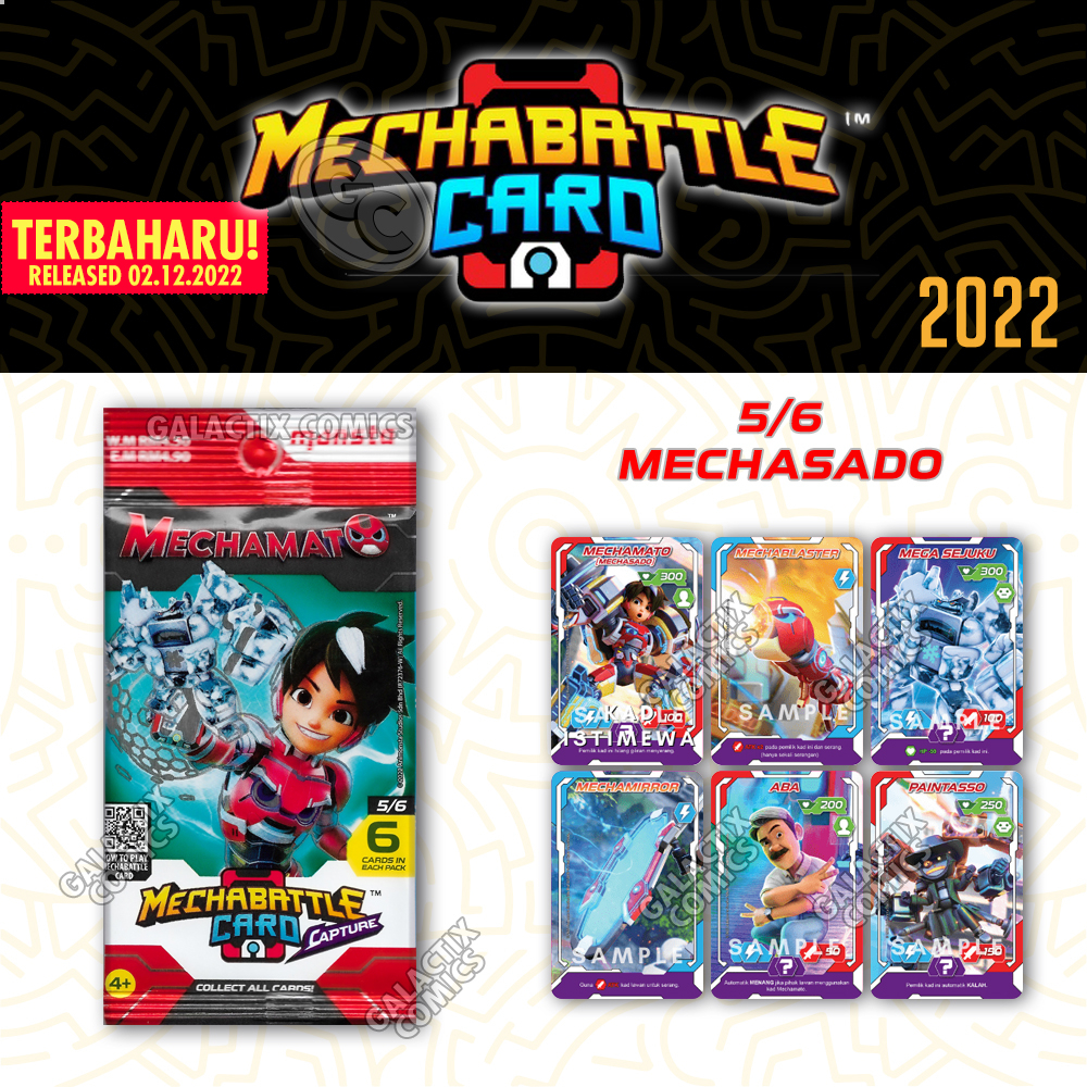 Mechamato Mechabattle Card Capture - Single Packet based on Mechamato ...