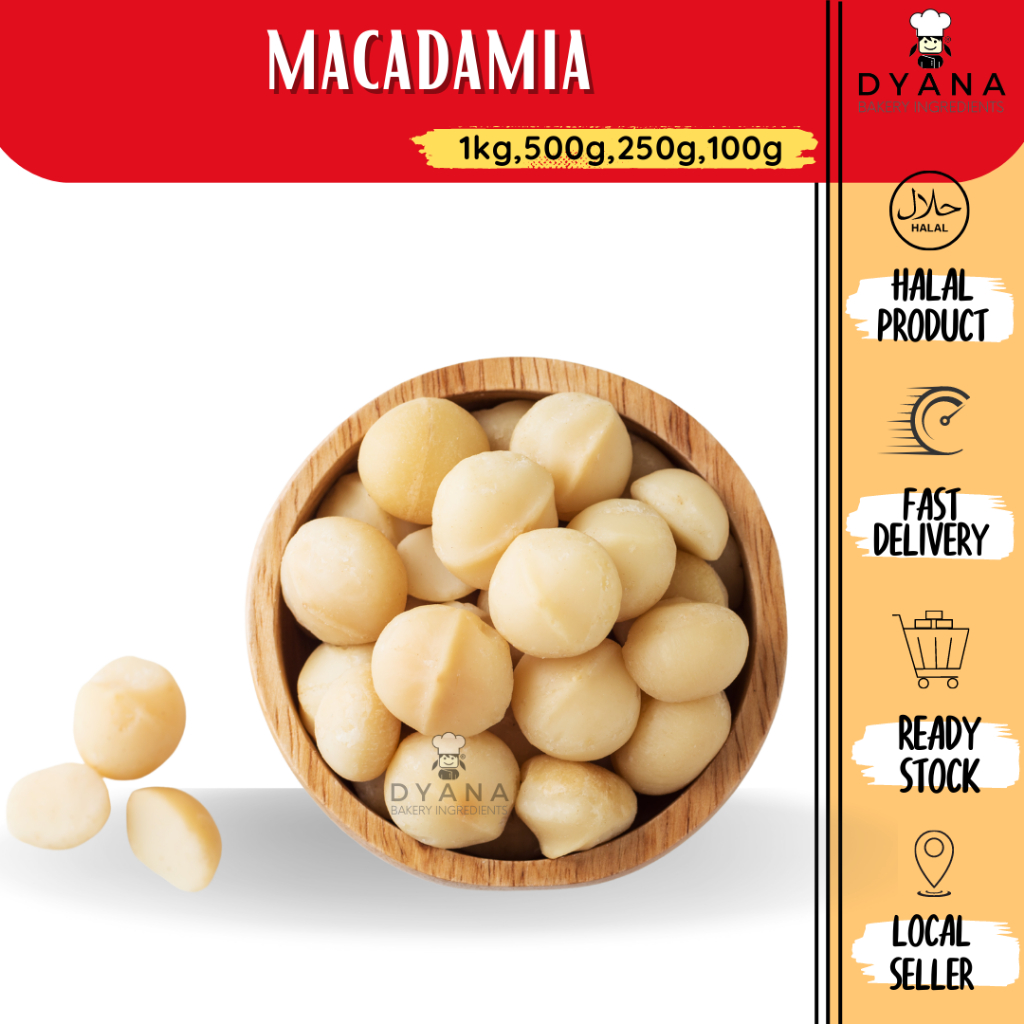 Fresh Raw Macadamia 100g , 250g , 500g, 1kg | Shopee Malaysia