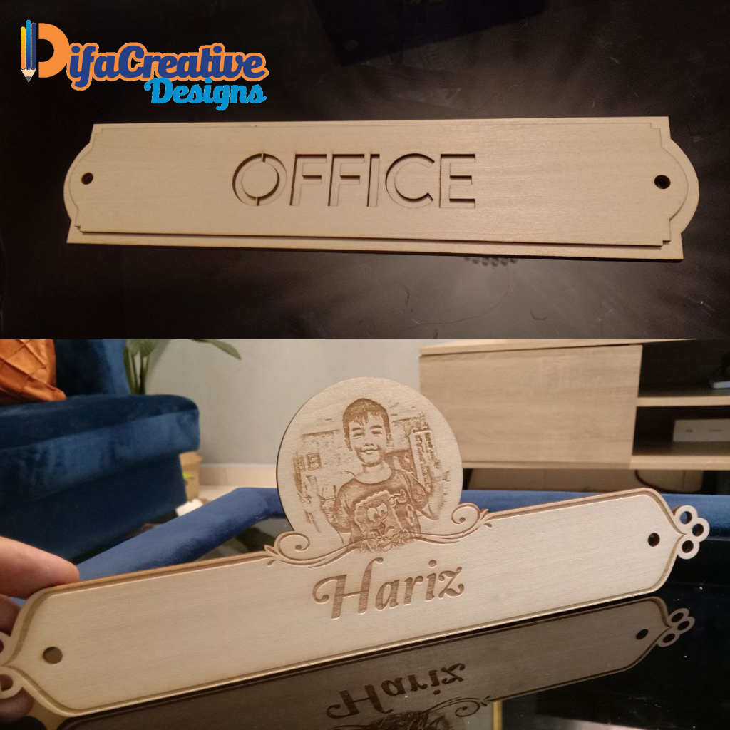 Door Signage/ Door Name/ Nama pada pintu | Shopee Malaysia