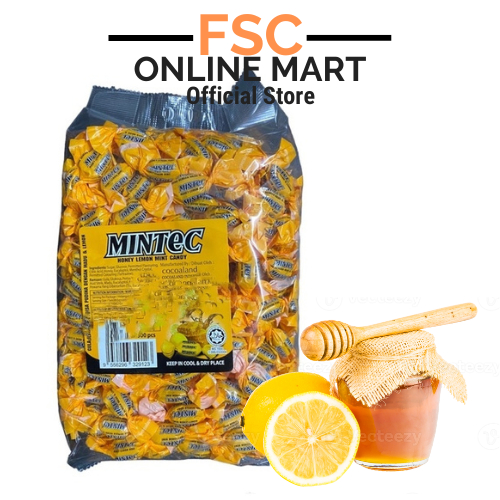 [FSC] Lot 100 Mintec Honey Lemon Mint Candy 300piece | Shopee Malaysia