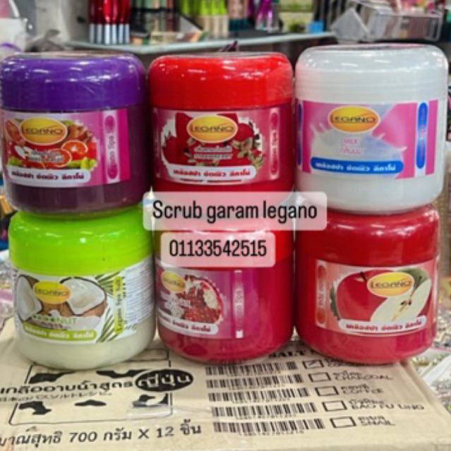 SCRUB GARAM LEGANO/SALT SPA BODY | Shopee Malaysia