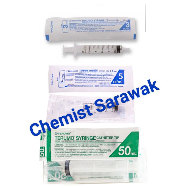 TERUMO Syringe - 3mL / 5mL / 50mL | Shopee Malaysia