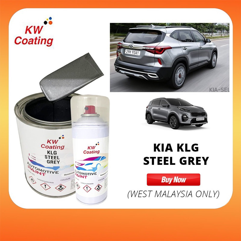 KW 2k Paint KIA KLG STEEL GREY Kereta KIA KLG STEEL GREY Cat Kereta 2k ...
